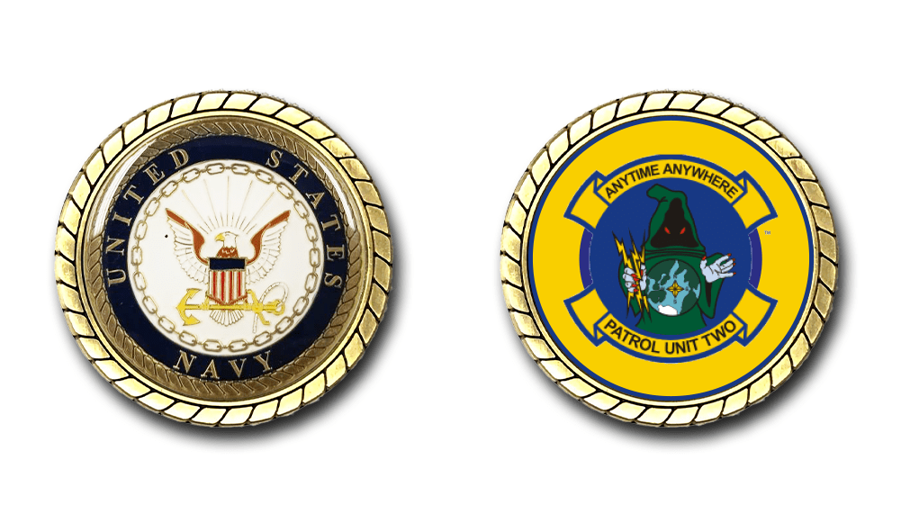 VPU-2 Wizards Us Navy Squadron Challenge Coin - US Navy Squadron ...