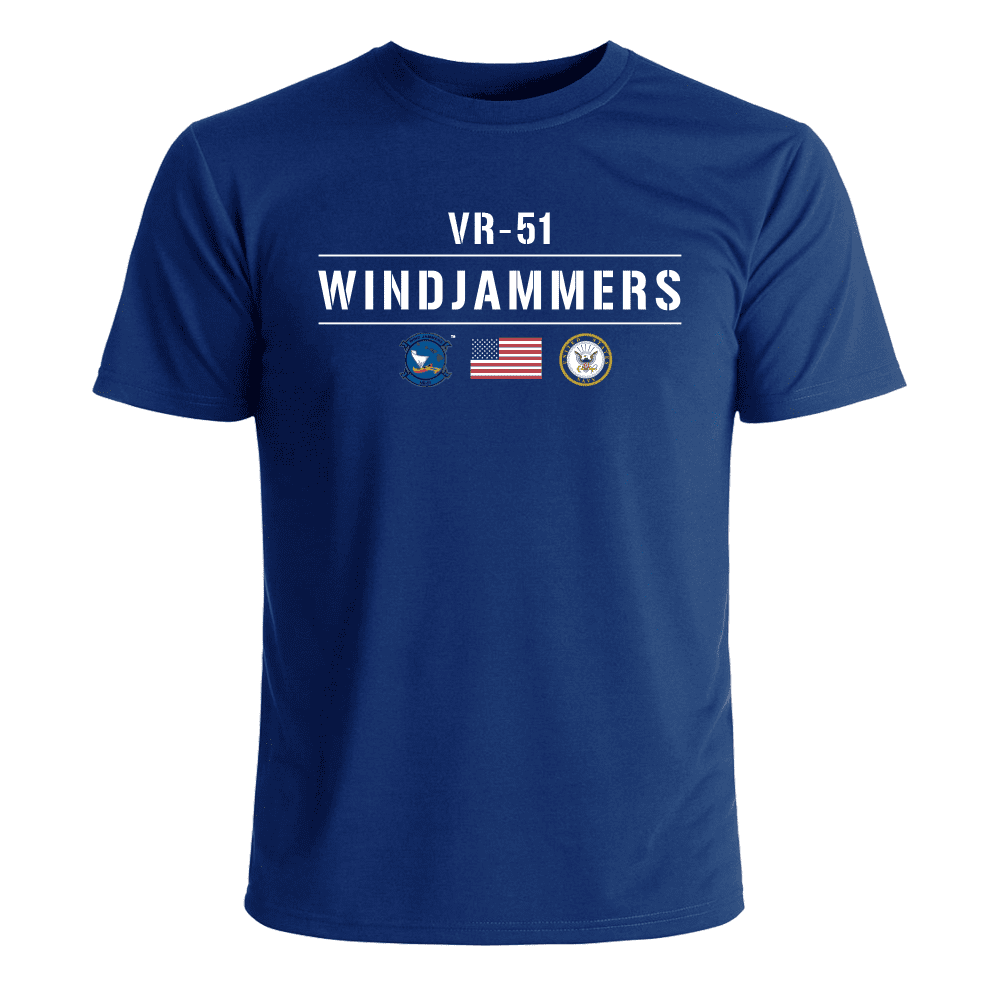 VR-51 Windjammers US Navy Squadron T-Shirt - US Navy Squadron T-Shirts ...