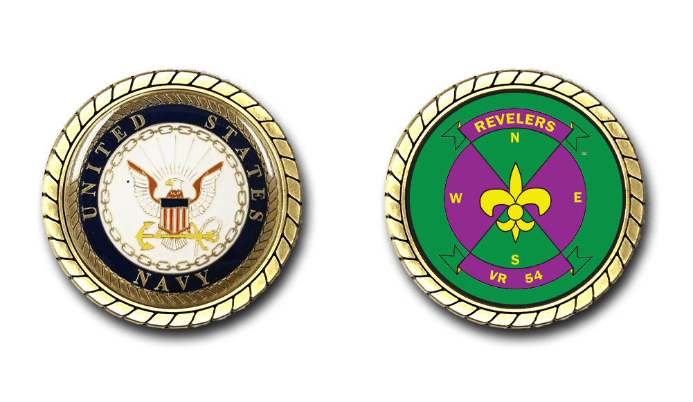VR-54 Revelers Us Navy Squadron Challenge Coin - US Navy Squadron ...