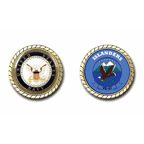 VR-61 Islanders Us Navy Squadron Challenge Coin - US Navy Squadron ...