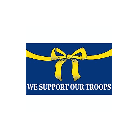 We Support Our Troops Flag - Military and USA Flags - PriorService.com