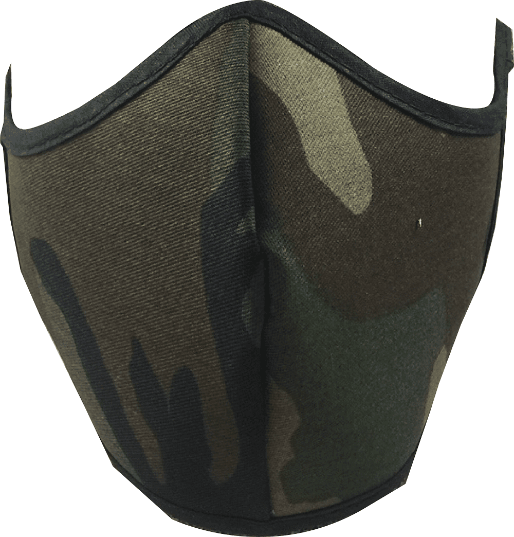 Woodland Camo Face Mask - Clearance Masks - PriorService.com