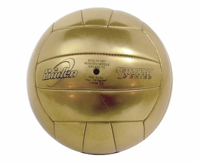 Baden Brand Bright Metallic Gold Toy Mini Volleyball / Autograph Trophy ...