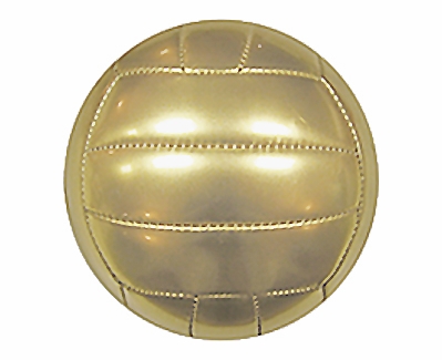 Baden Brand Bright Metallic Gold Toy Mini Volleyball / Autograph Trophy ...