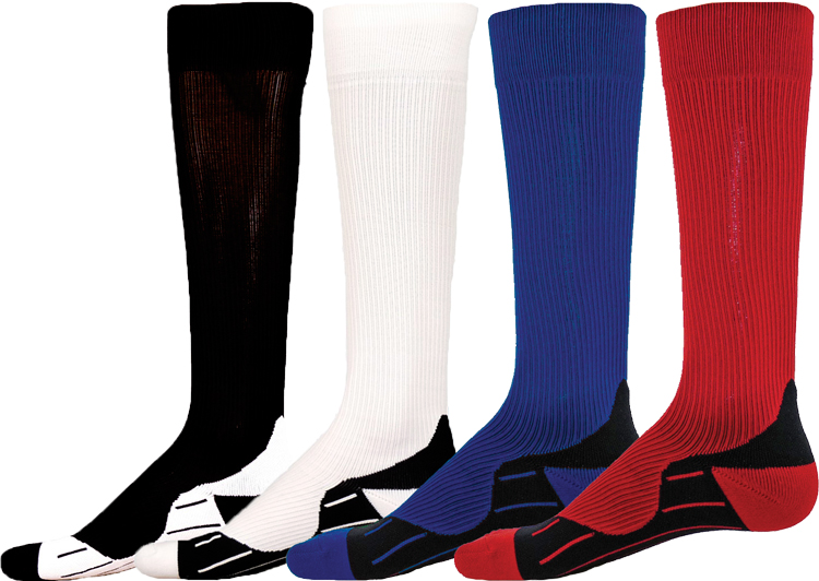 Athletic Sport Knee High Performance Compression Socks in 4 Color ...