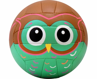 Molten Mini Volleyballs, a Fun & Colorful Brown Owl Mini Size Novelty ...