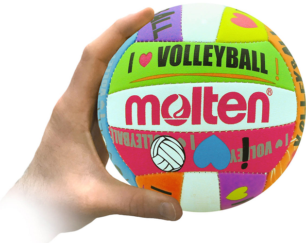 Molten Mini Volleyballs, a Fun & Colorful I Love Volleyball Mini ...