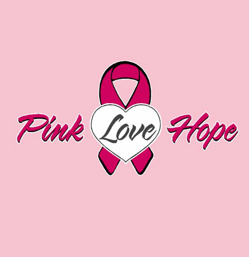 Pink Ribbon Cancer Awareness Pink Love Hope Short Sleeve T-Shirt in 22 ...
