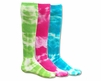 Neon Tie Dye Knee High Tube Socks in 3 Bright Color Choices - Knee High ...
