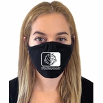 Volleyball In Motion Printed Face Mask in Choice of Fabric & Ear Loop ...