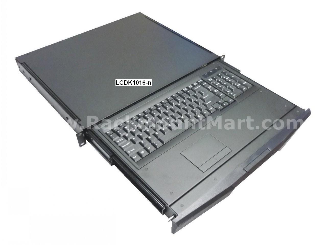 LCDK1016 Xymphony Short Depth 1U Rackmount Keyboard Drawer, TAA & NDAA ...