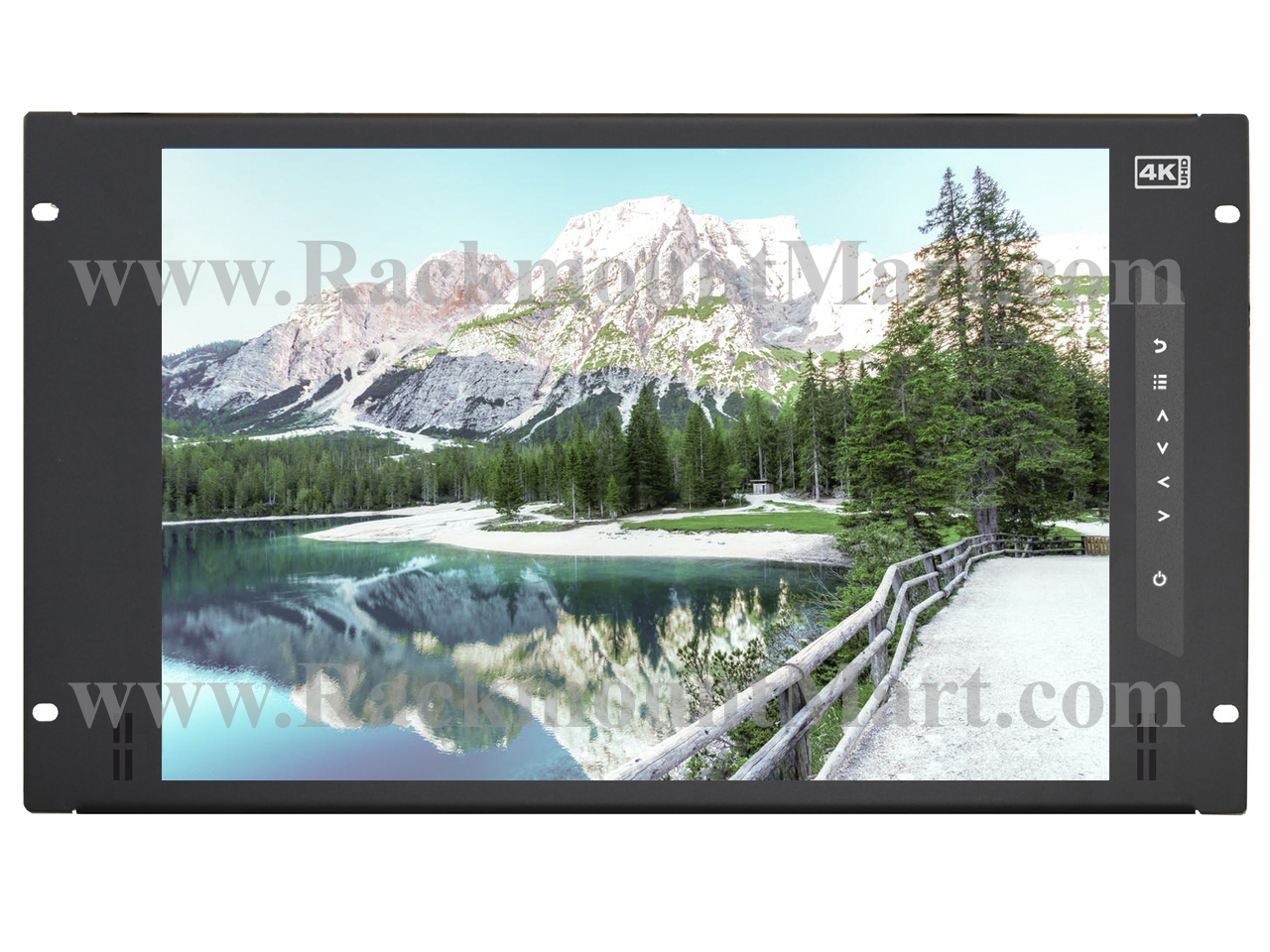 LCDR6U17-04 Industrial Grade 4K UHD 17" 6RU LED Monitor, TAA & NDAA ...