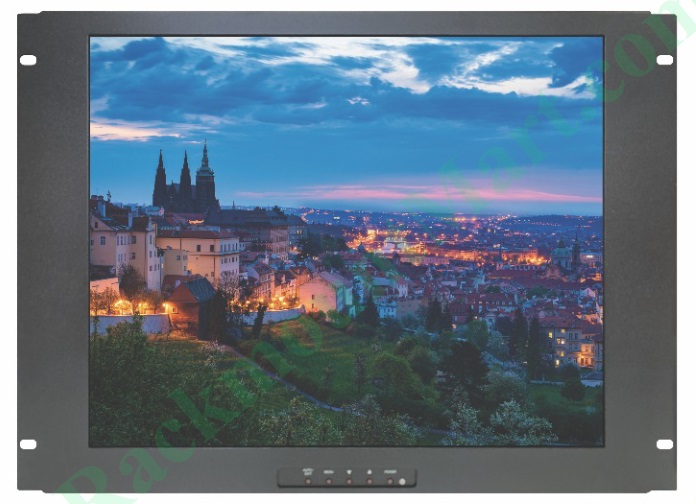 LCDR8U19-12 8U Rackmount 19" TFT LCD Monitor with VGA , HDMI ...