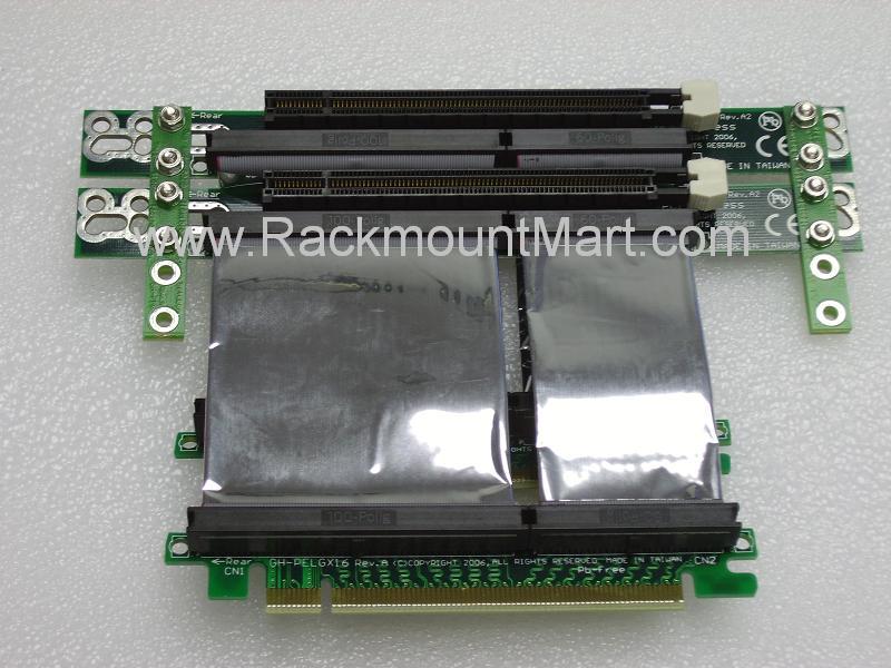 New!!! R2025 2U two PCIE x16 flexible riser cards w/ optional 7/11 CM cable