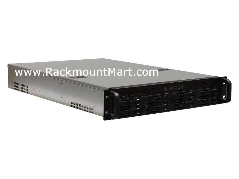 RM2030 2U Rackmount Server Case w/ 8 Hot-Swappable SATA/SAS Drive Bays