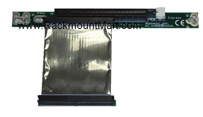 R1012 1U One PCI Express X16 slot with X8 gold finger with 7 cm cable