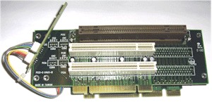 R2011 2U Riser Card 2 x 32 bit 5V PCI + 1 AGP Pro