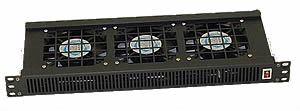 RA4004 Rack Fan - 3 fans in a 1U 19" cage holder, AIR BLOW OR DOWN ...