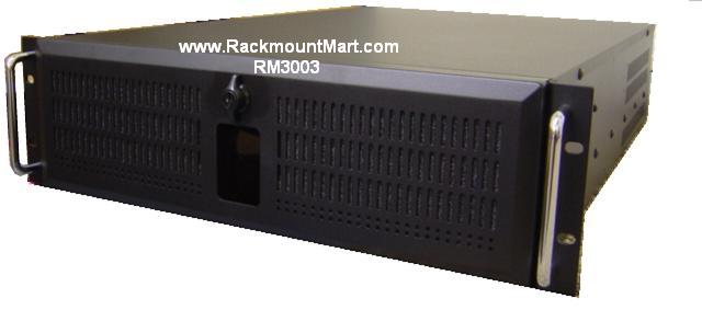 RM3003 3U Rackmount Chassis 2 x 5.25", 1 x 3.5" Open, 9 x 3.5" Hidden ...