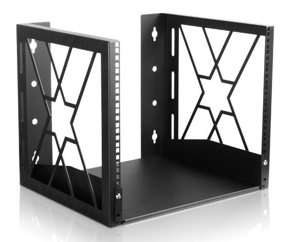 WR1002 9U Wallmount Open Frame Rack