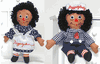Ethnic / Black / African American Raggedy Ann & Andy Dolls