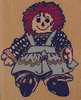 Raggedy Ann & Andy Rubber Stamps