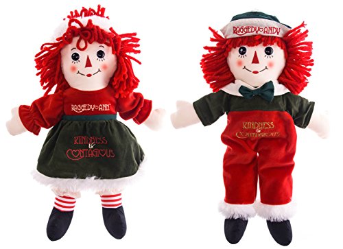 Kindness is Contagious Raggedy Ann & Andy Dolls by Cracker Barrel ...