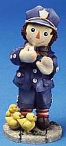 Raggedy Andy Police Officer Figurine