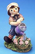 Raggedy Andy with Watering Can Figurine
