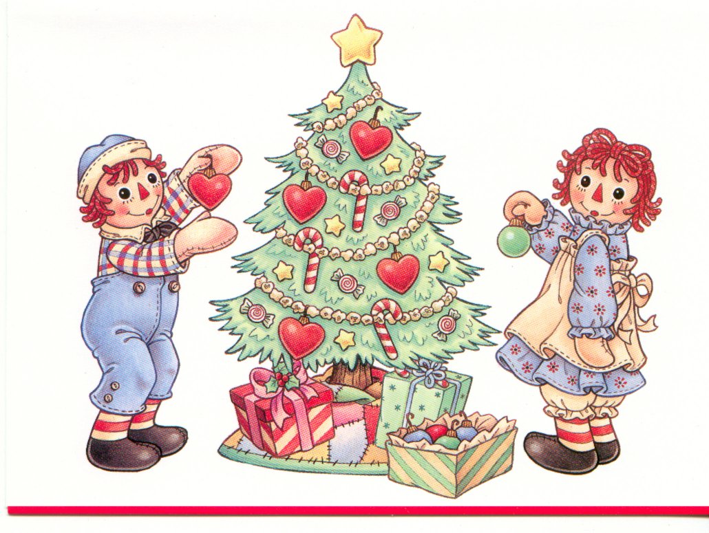 Raggedy Ann & Andy Christmas Cards
