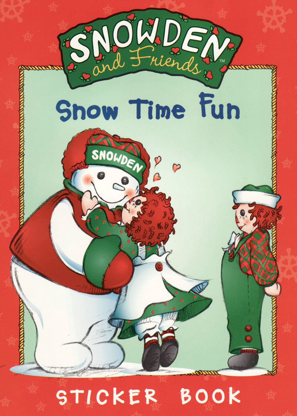 Raggedy Ann & Andy with Snowden Snow Time Fun Sticker Book from Target