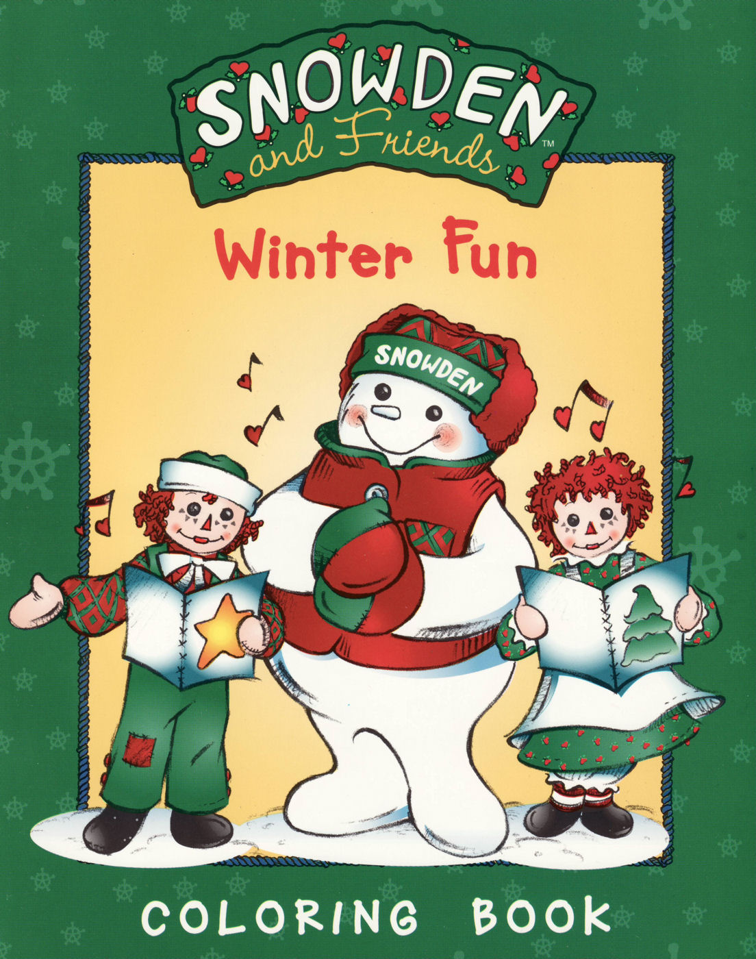 Raggedy Ann & Andy with Snowden Winter Fun Coloring Book from Target
