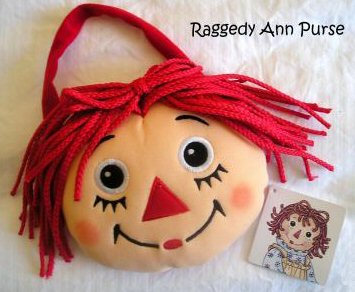 Raggedy Ann Face Purse