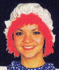 Raggedy Ann Hat with Yarn Hair / Wig