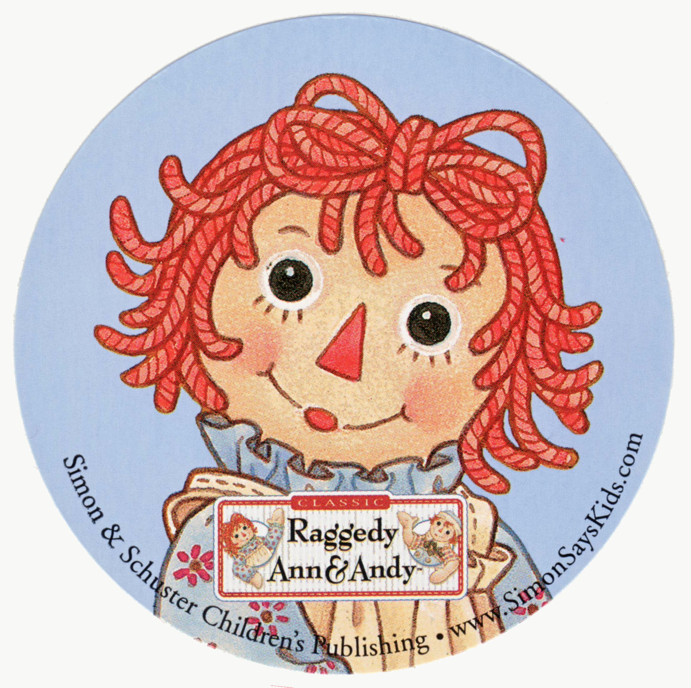 Raggedy Ann Sticker by Simon & Schuster