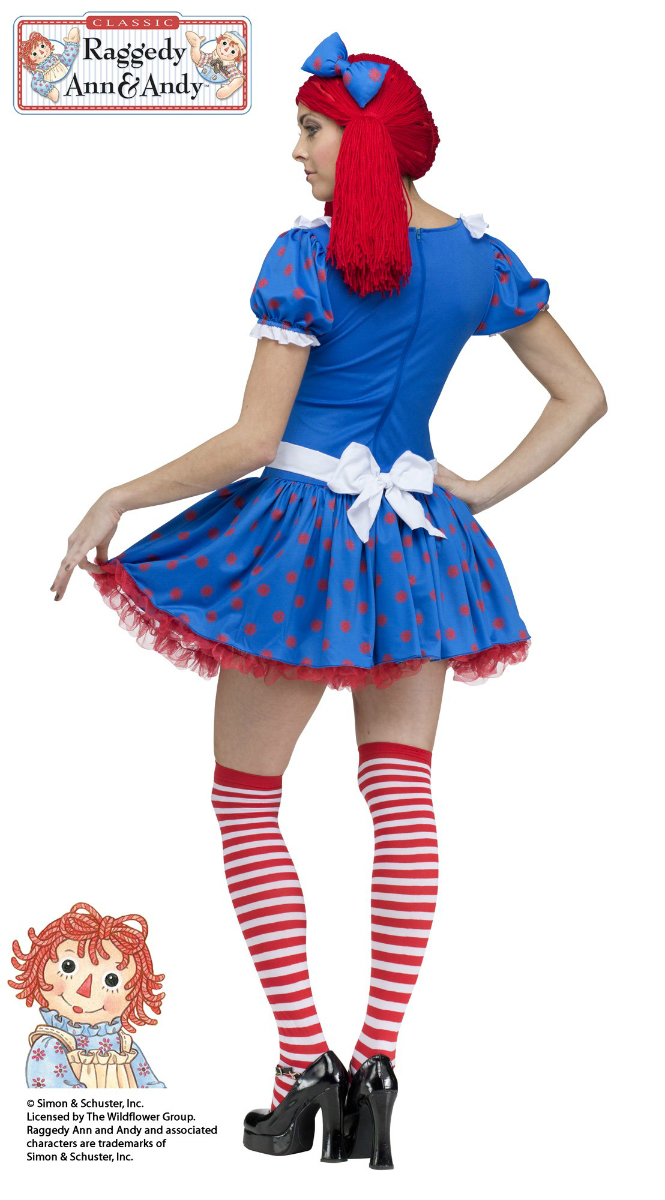 Sassy Raggedy Ann Adult Costume by Fun World