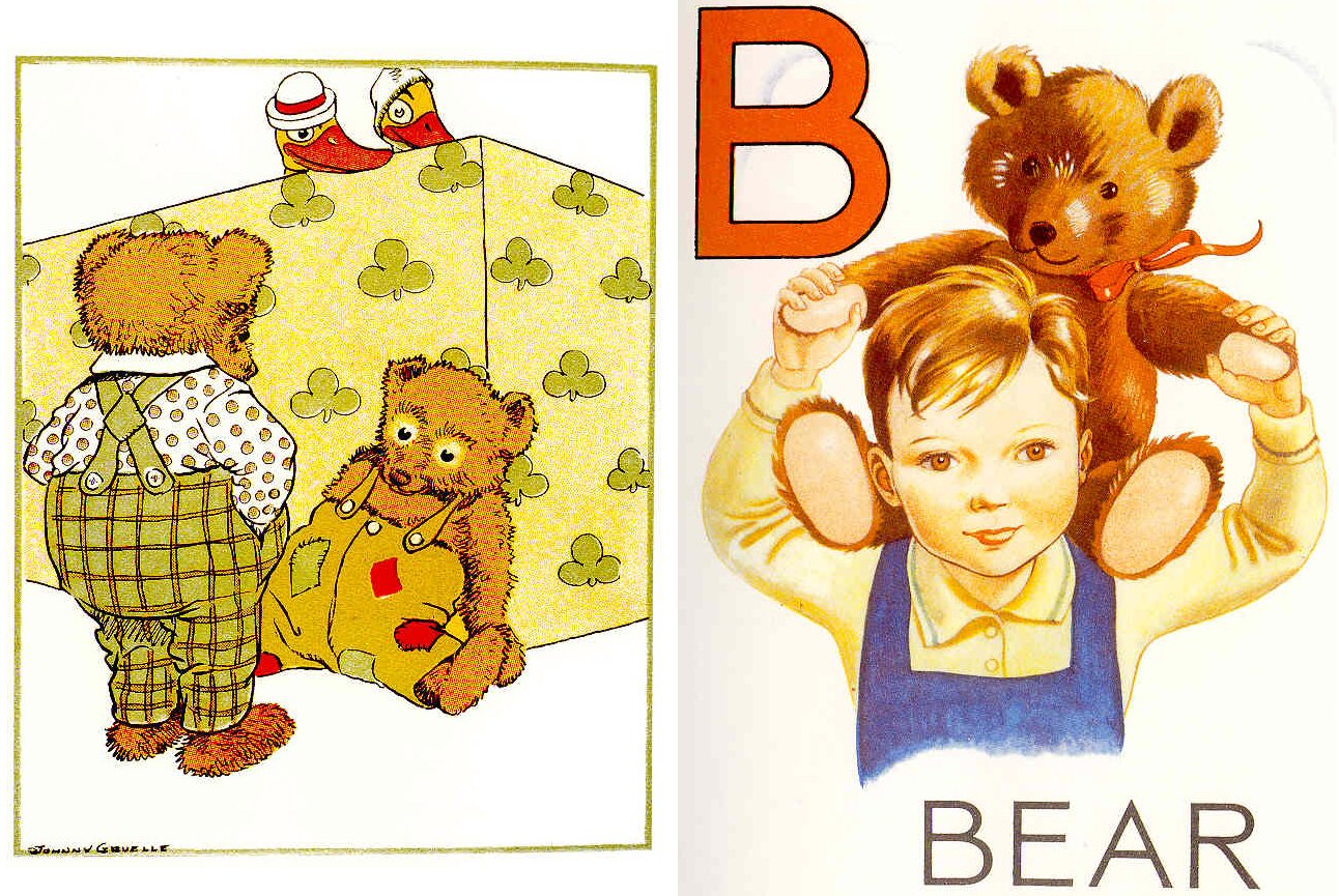 Teddy Bears Postcard Book - Johnny Gruelle, Quacky Doodle, Danny Daddles