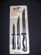 Diamond Cut Cutlery Set 3pc