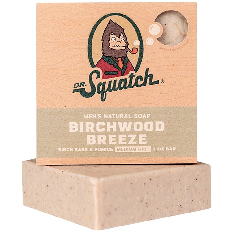 Dr Squatch Birchwood Breeze Bar Soap 5 oz