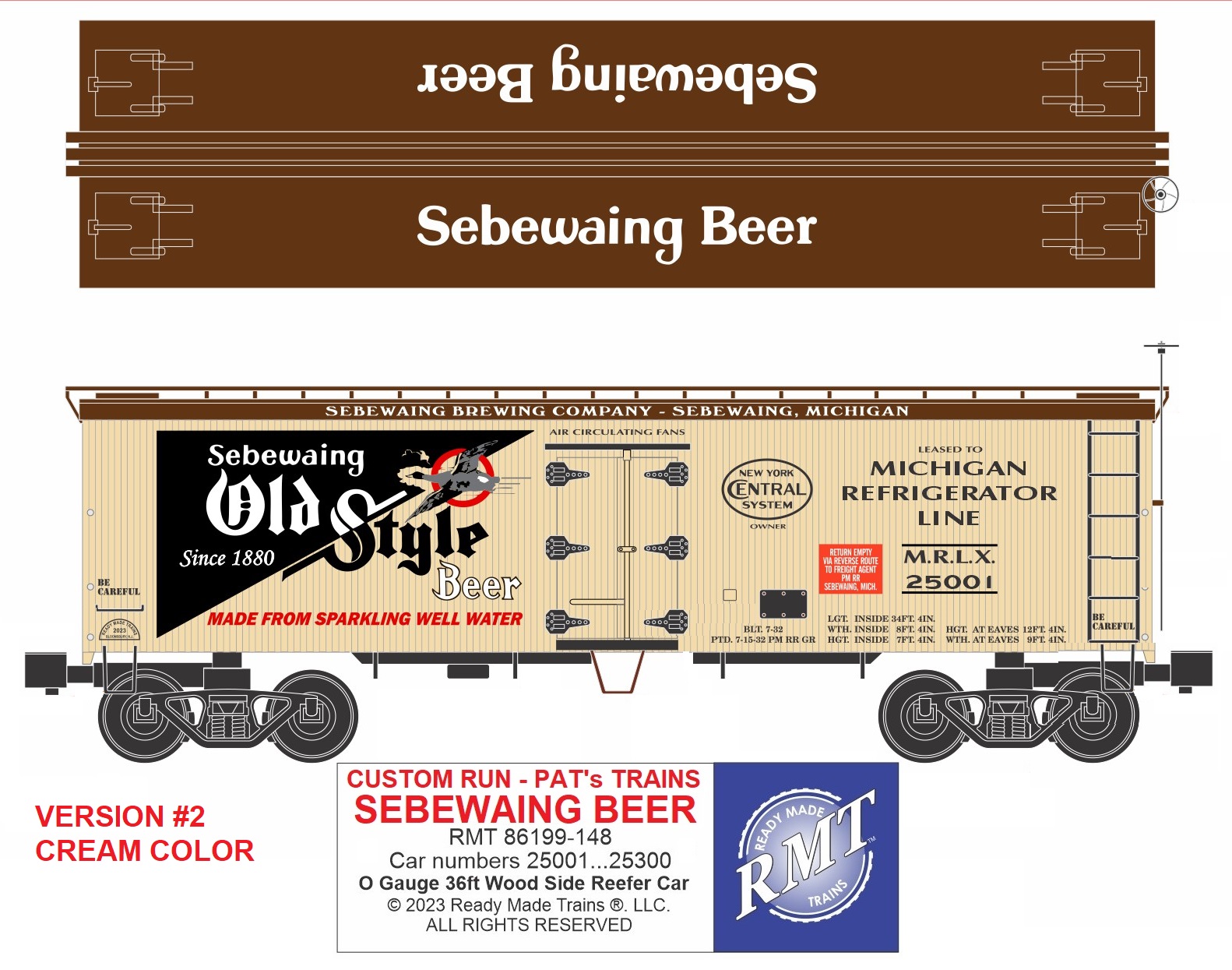 SEBEWAING BEER Brewed in Sebewaing, Michigan CUSTOM RUN for PAT'S ...