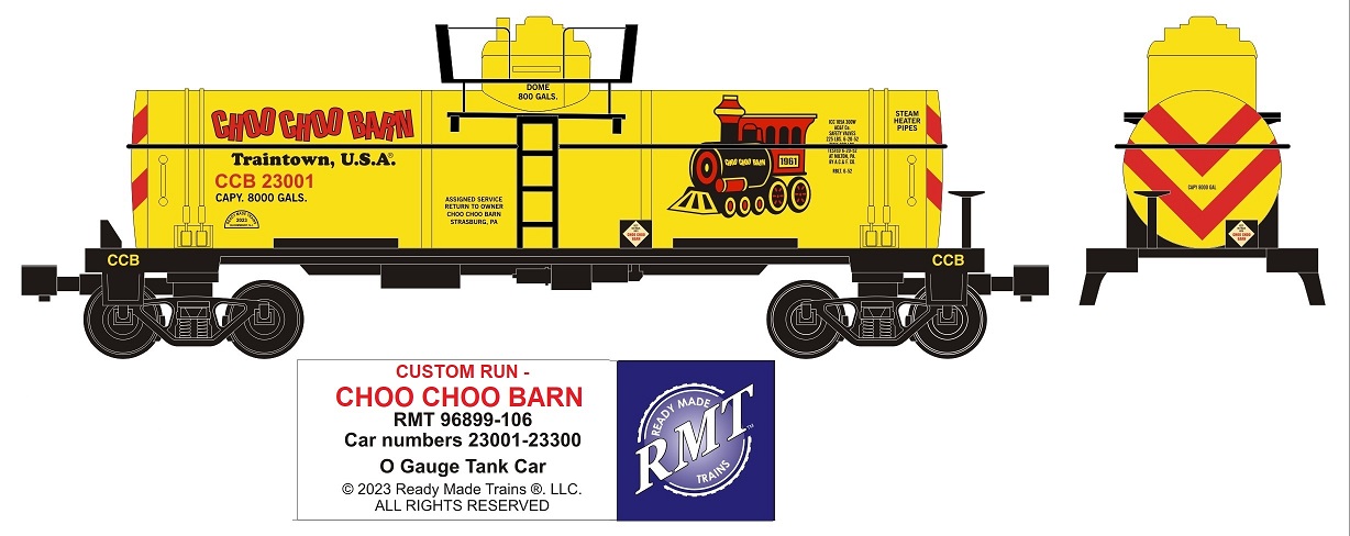 CHOO CHOO BARN - CUSTOM RUN FOR CHOO CHOO BARN Train Store in Strasburg, PA