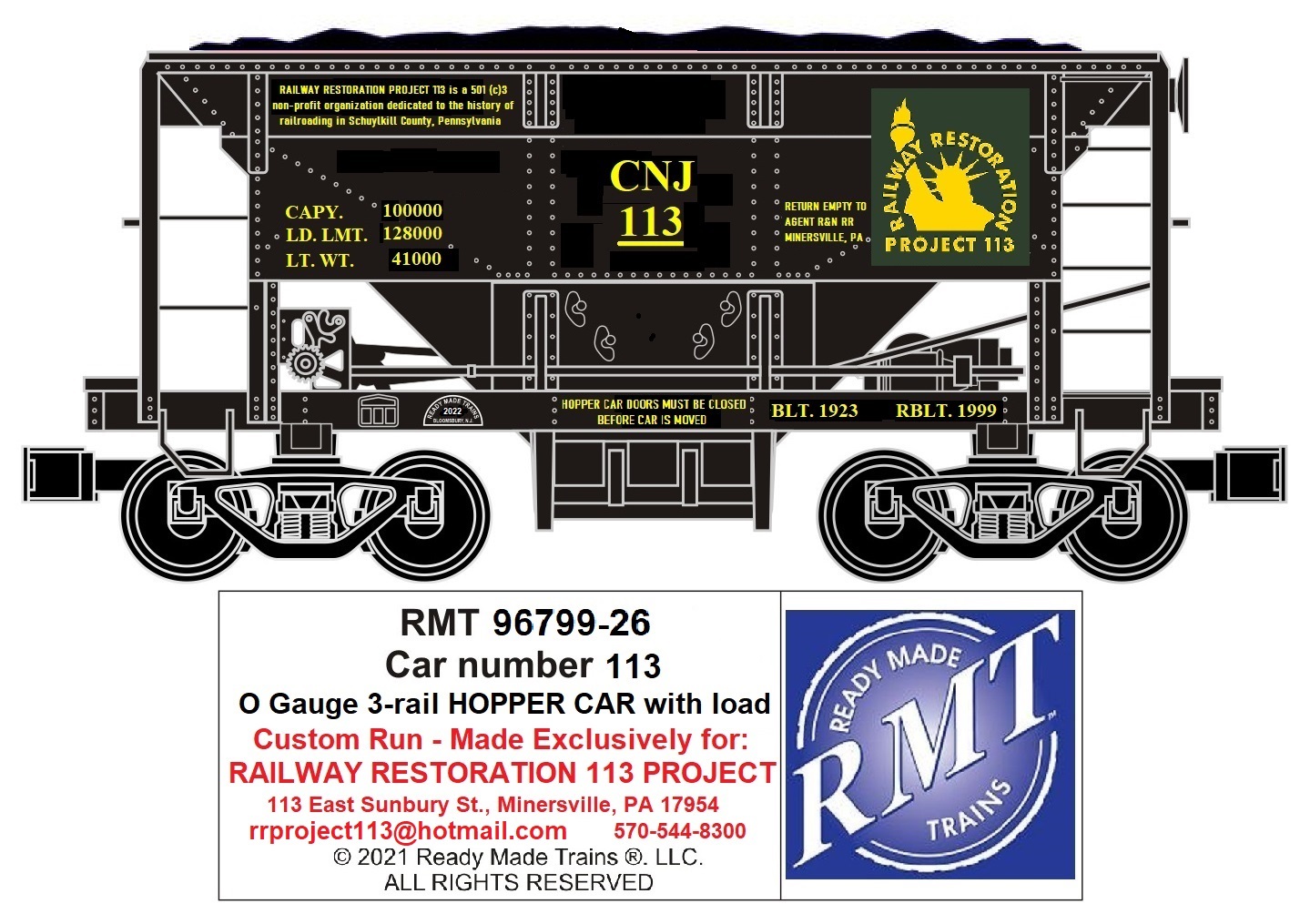 CNJ PROJECT 113 - Custom Run-Limited Edition RR PROJECT 113 in ...