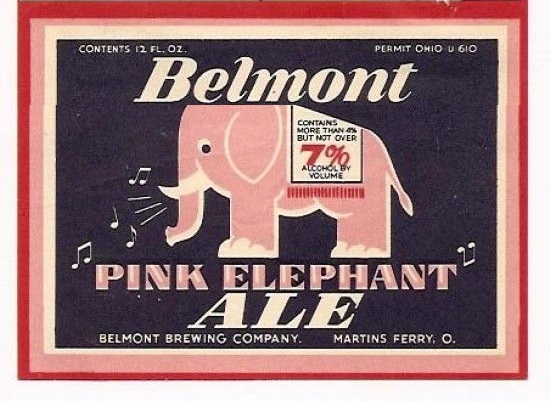ELEPHANT BEER Brewed in Martins Ferry, OHIO