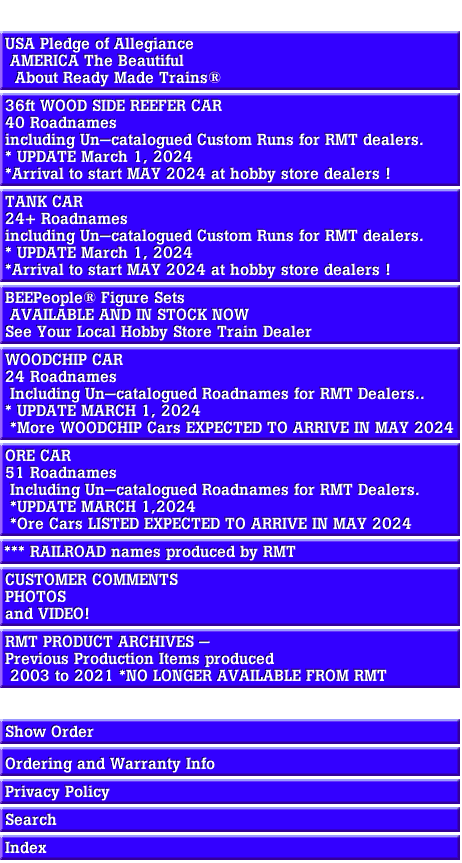 RMT - READY MADE TRAINS