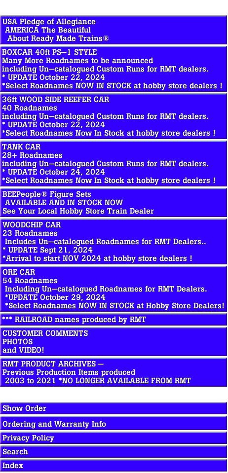 RMT - READY MADE TRAINS