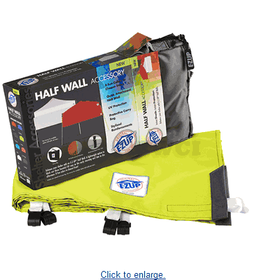 EZ Up Half Wall - 10 Foot Straight Leg