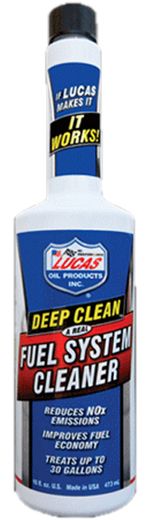 Lucas Deep Clean Fuel System Cleaner (16 oz.) - LUC10512