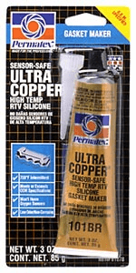 Permatex High-Temp Ultra Copper RTV Silicone Gasket Maker (3 oz ...