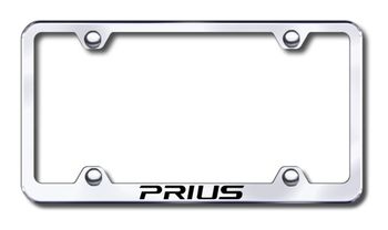 Toyota Prius Laser Etched Stainless Steel Wide License Plate Frame ...