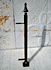 1.5" Steel Post w/ Forged Iron Shoe For 3ft Metal Fence & Gates